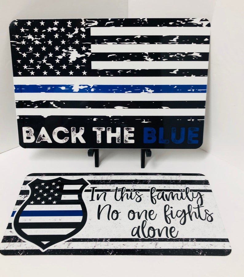 In this Police family sign Wreath or Wall Decor Police | Etsy