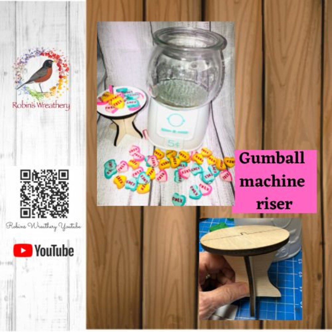 Bubble Gum Machine Riser Kit, for Hobby Lobby or Target Container ...
