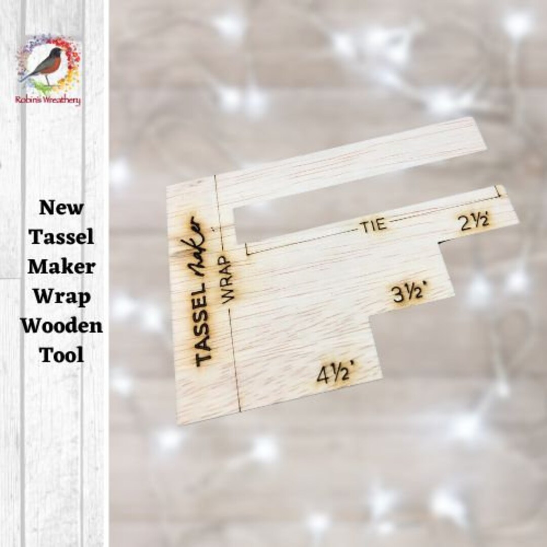 Tassel Wrap Maker, Tassel Tool , DIY Tassel Tool, Robins Wreathery - Etsy