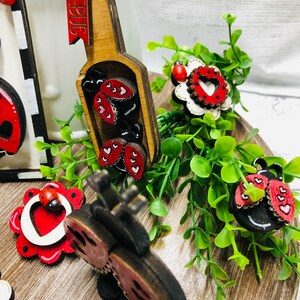 Ladybug Gumball Filler DIY Set, Ladybug Tier Tray Set, DIY Gumball ...