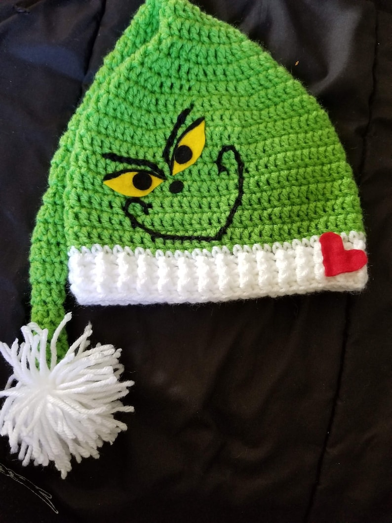 The Grinch Elf Hat - Etsy