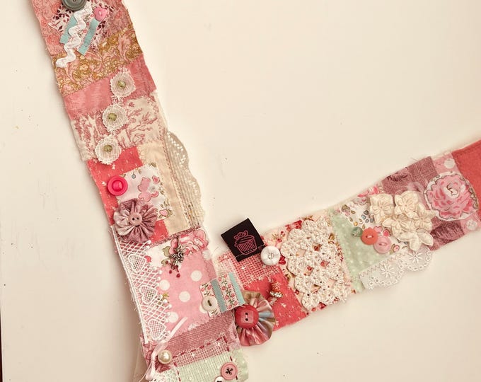 Snippet Wall Decor for Girl’s Room Hand Stitched - Etsy