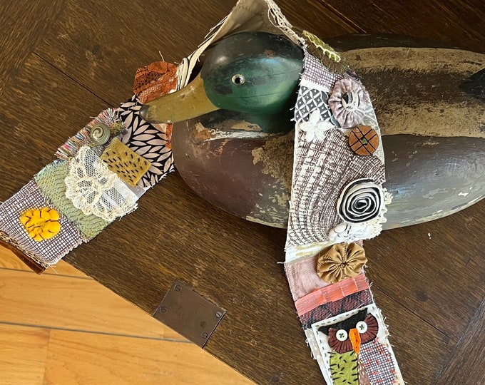 Snippet Roll Wall Hanging Sweet Owl #2 Junk Journaling Room Decor - Etsy