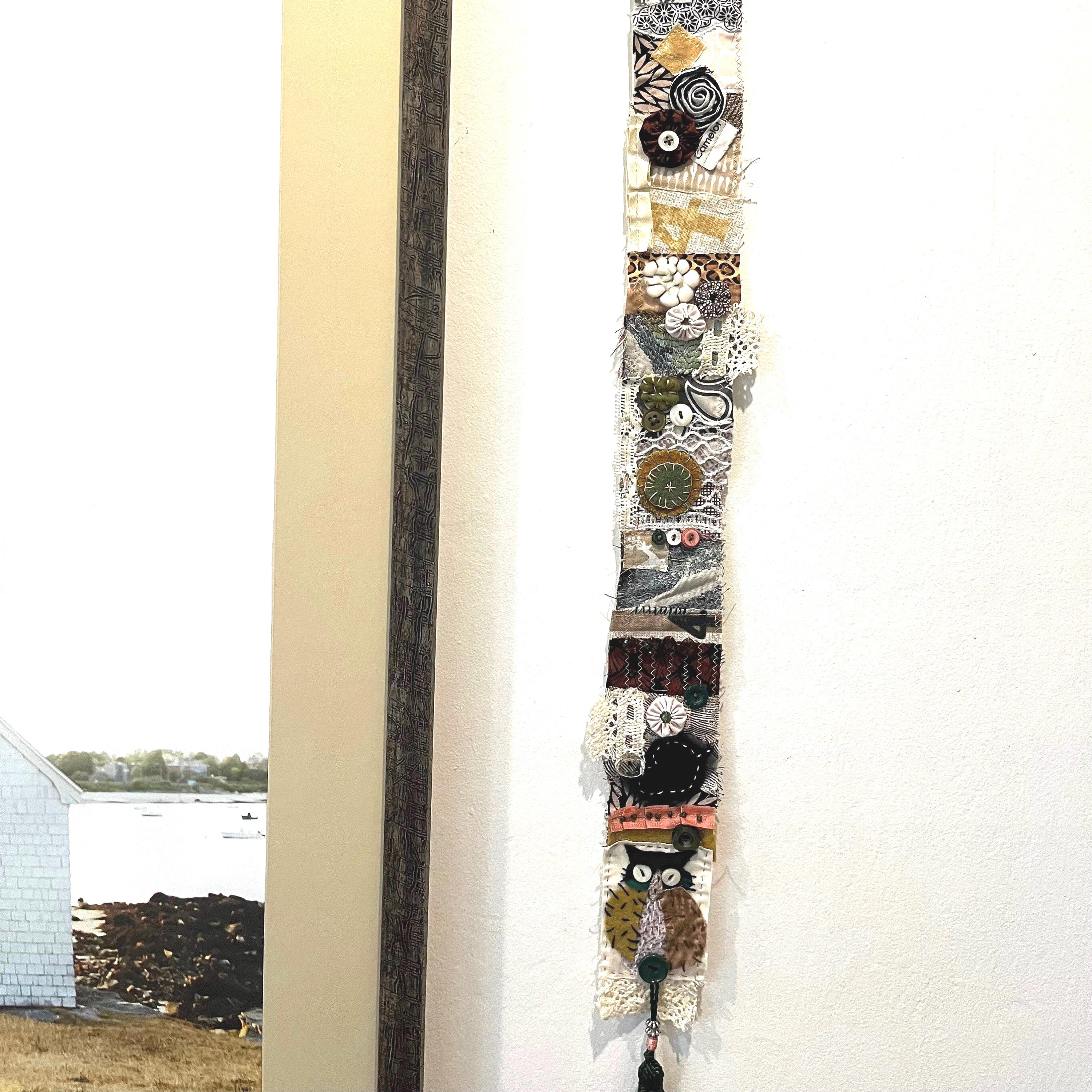 Snippet Wall Hanging Sweet Owl #3 Wall Decor Junk Journal Handmade ...