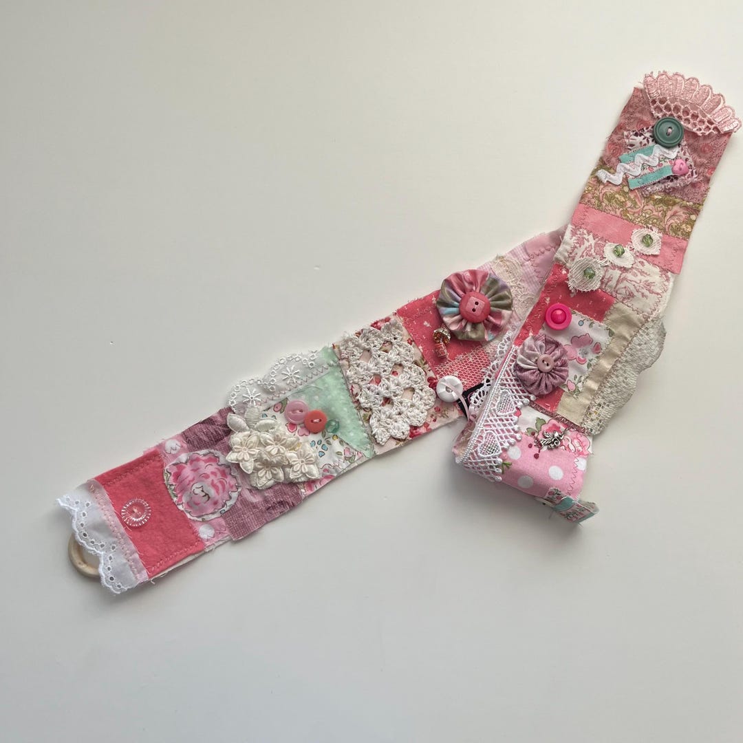 Snippet Wall Decor for Girl’s Room Hand Stitched - Etsy