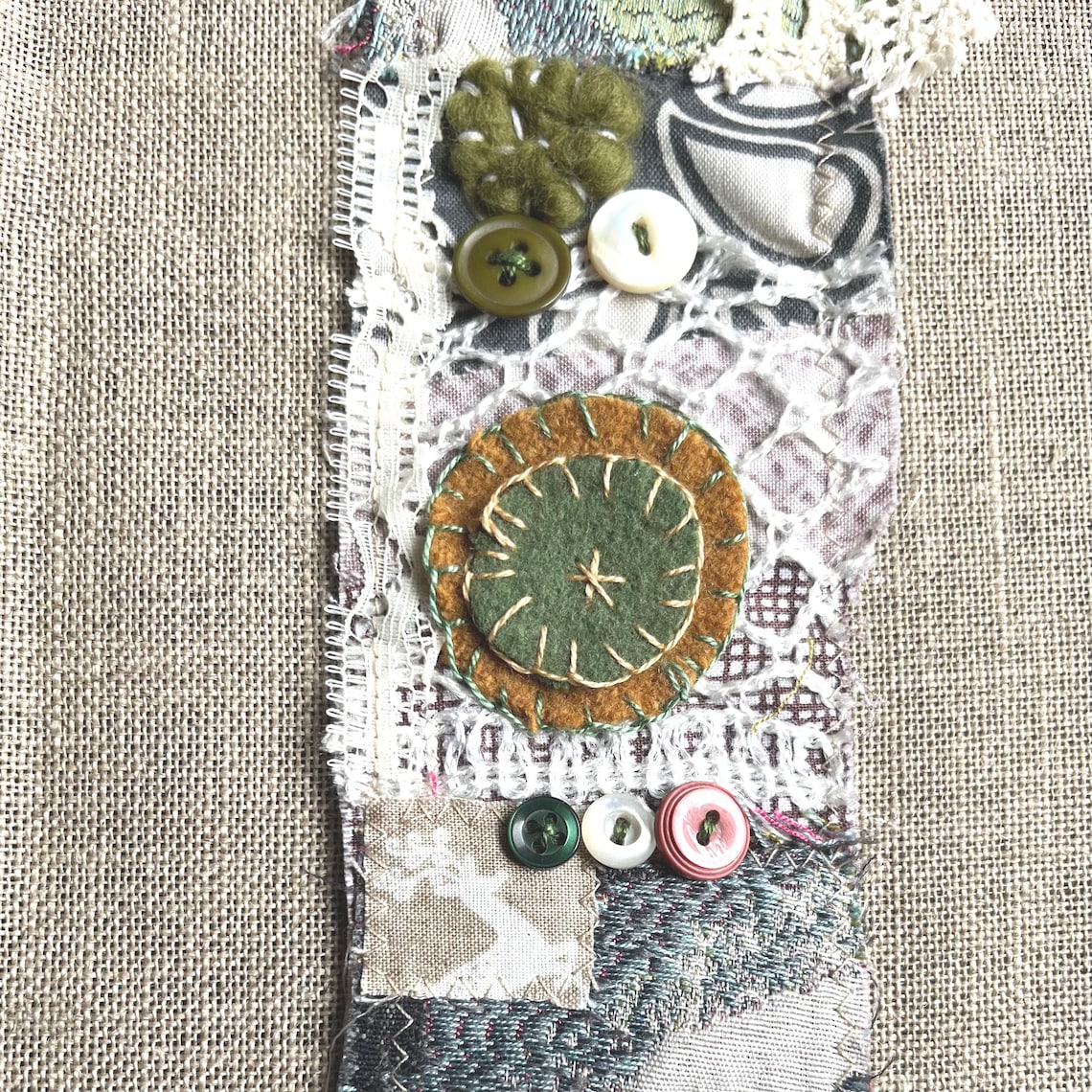 Snippet Wall Hanging Sweet Owl #3 Wall Decor Junk Journal Handmade ...
