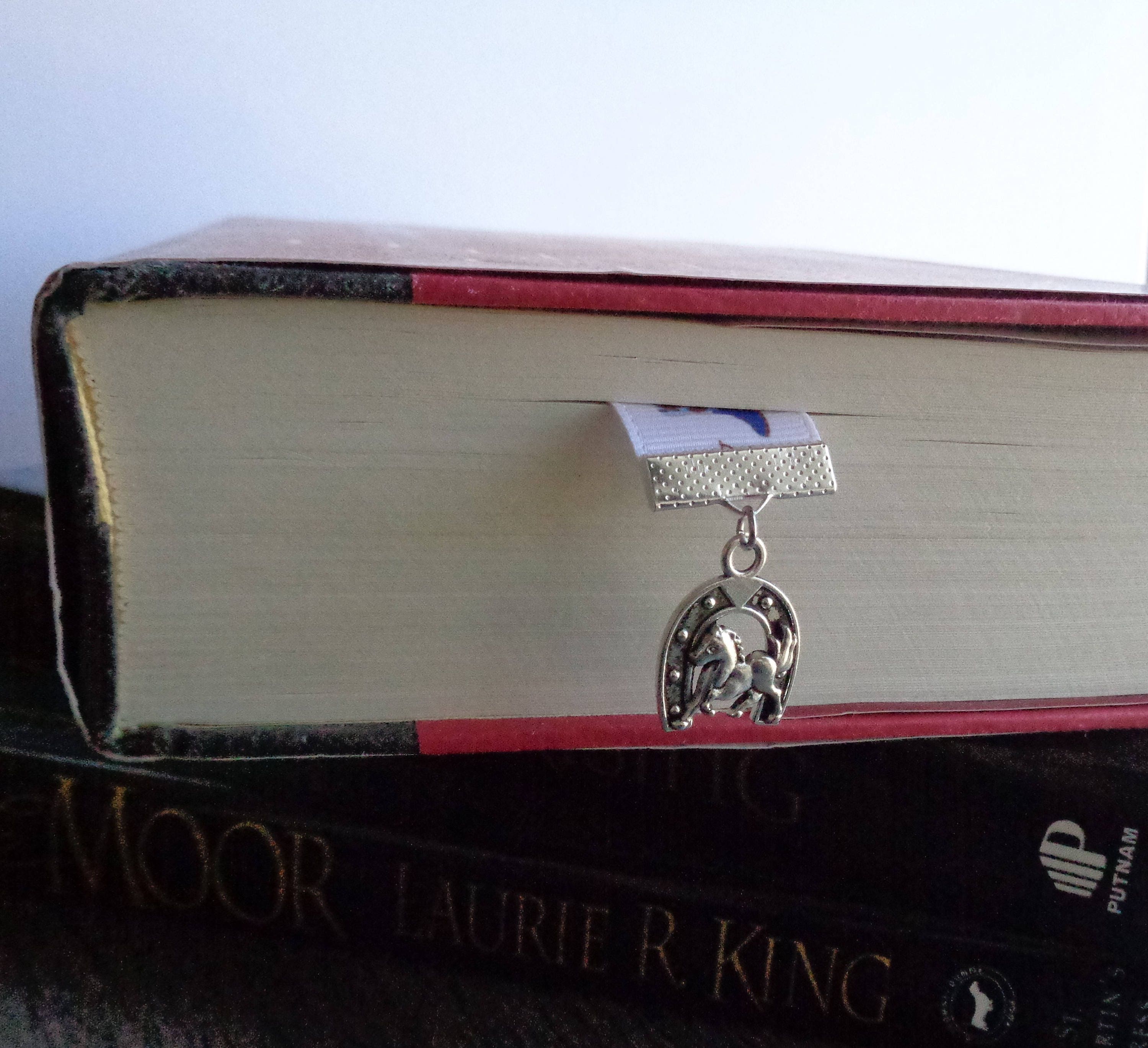 Ribbon and Charms Bookmark / Cowboy Daddy Design Horse and - Etsy