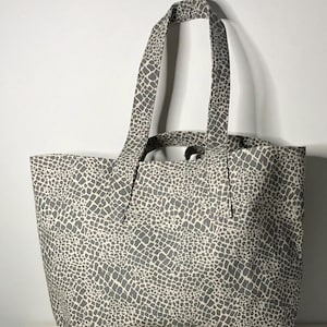 Tote Bag - Snake Skin Print - Etsy