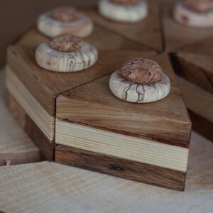Wooden Cake Oak Wood Birch Wood. - Etsy