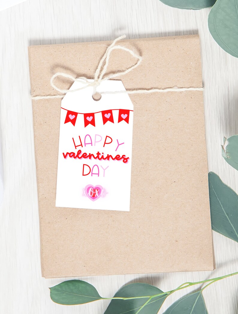 Valentines Day Gift Tags, Printable PNG Files (instant Download) - Etsy