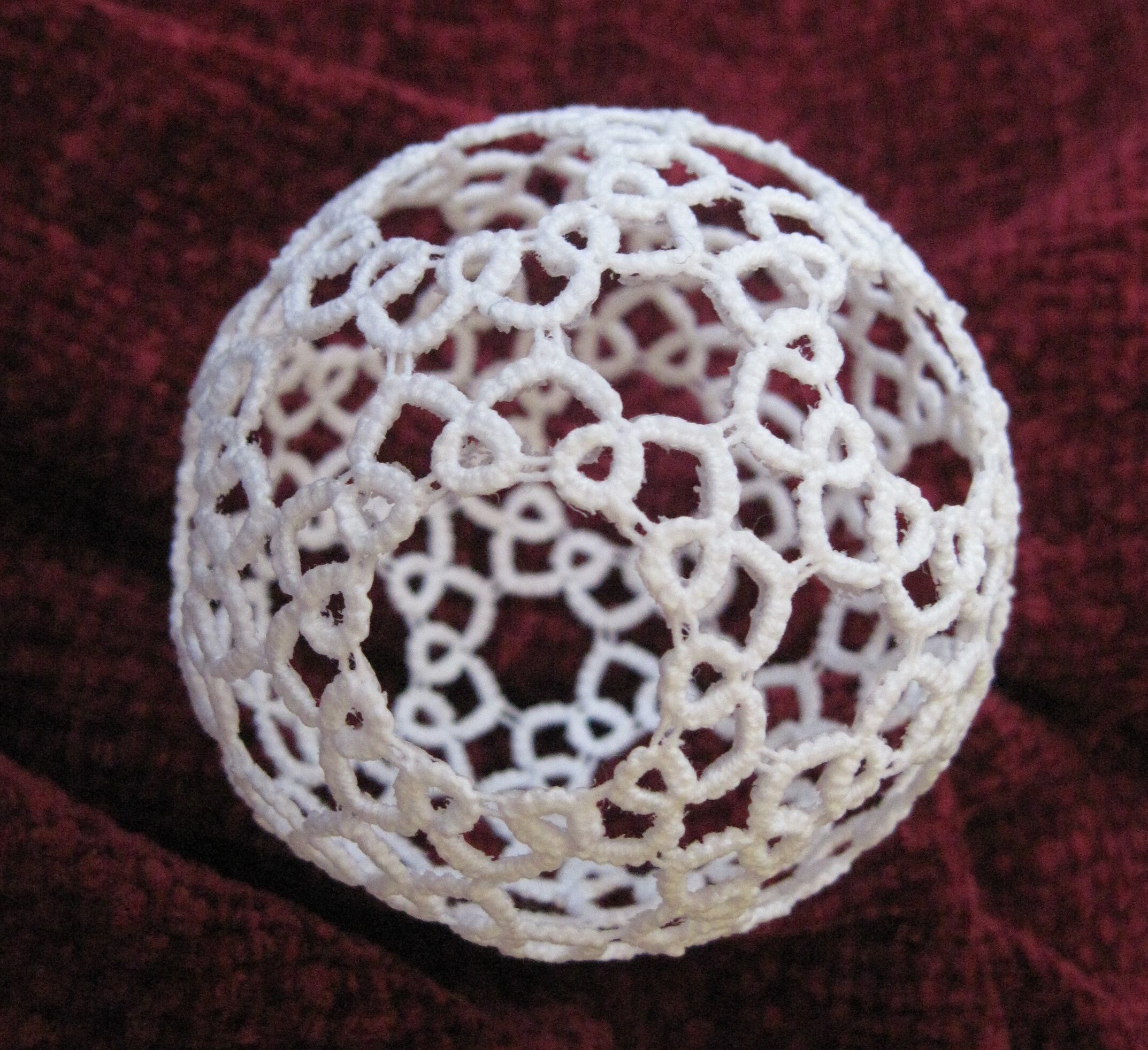 Spot on Tutorial for Tatted Lace Spheres Two Baubles PDF - Etsy