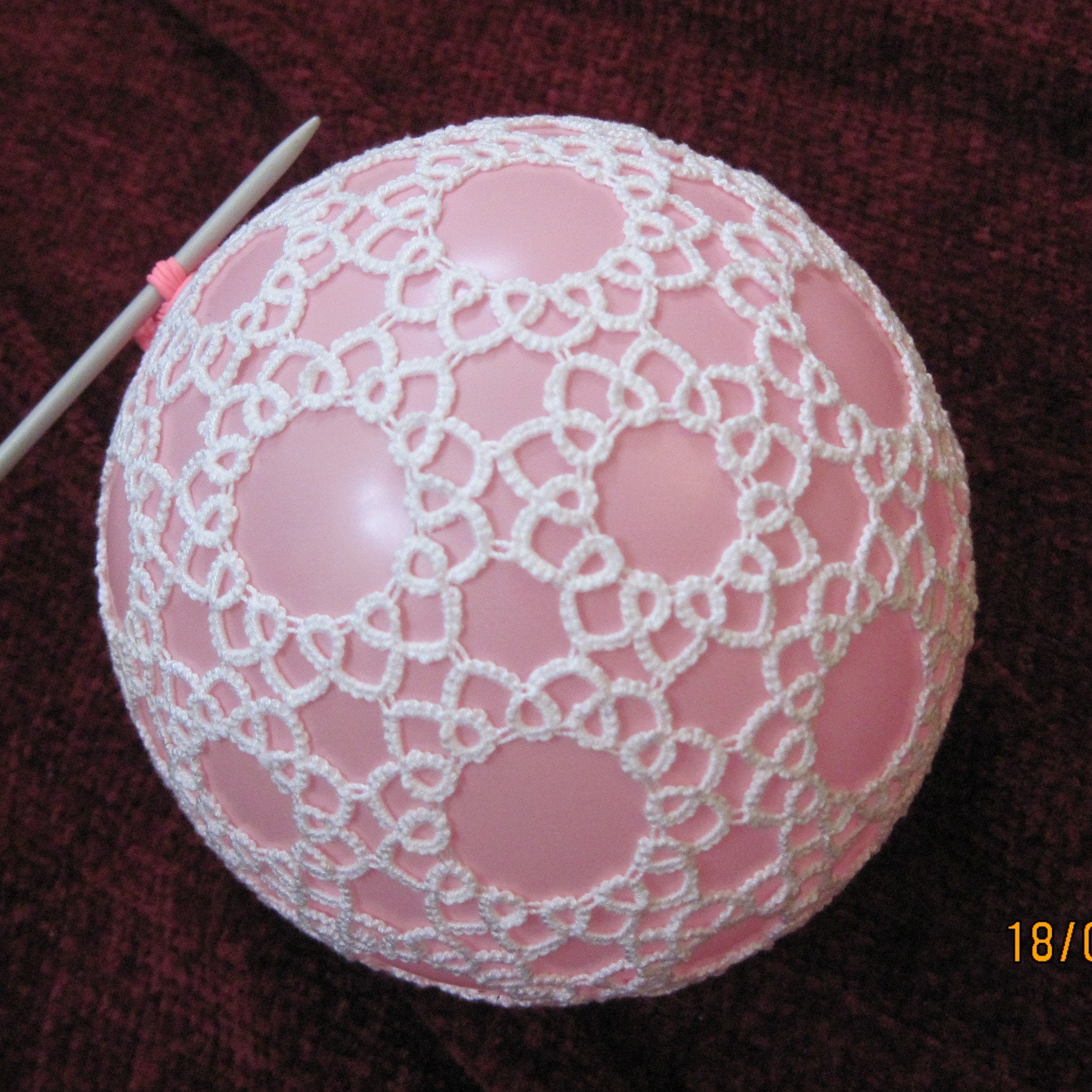 Spot on Tutorial for Tatted Lace Spheres Two Baubles PDF - Etsy