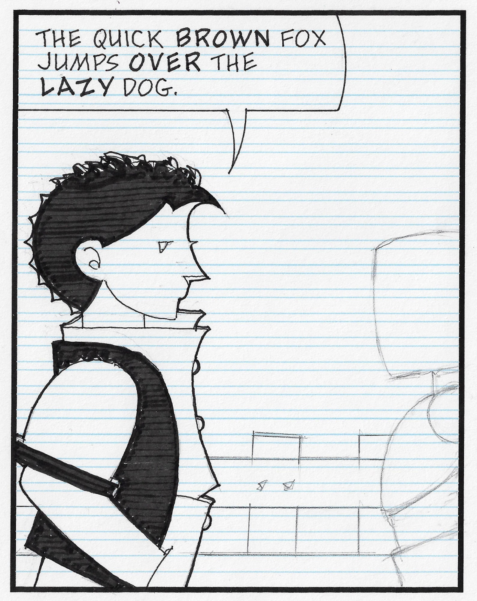 1/8-inch Lettering Guide Comic Book Template Pdf Download ...