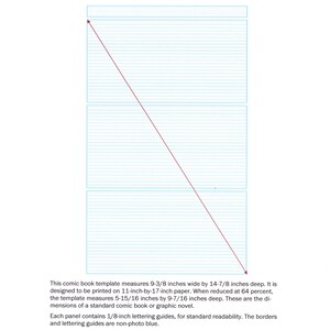 1/8-inch Lettering Guide Comic Book Template Pdf Download ...