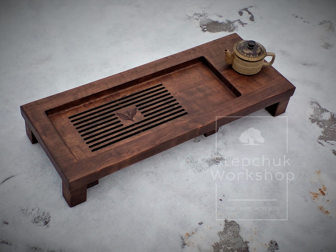 Tea Tray Leaf | Table for Tea | Gongfu (gong Fu) | Stand for Tea ...
