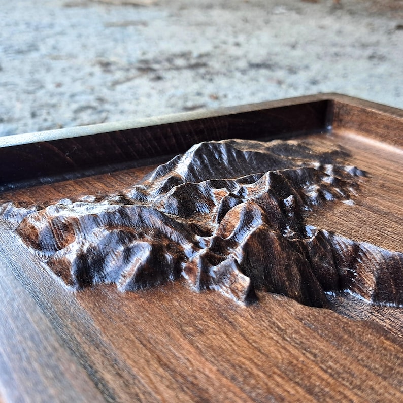 Mini Table for Tea Ceremony With Drain 40x20cm. Wood Carvin. Small ...