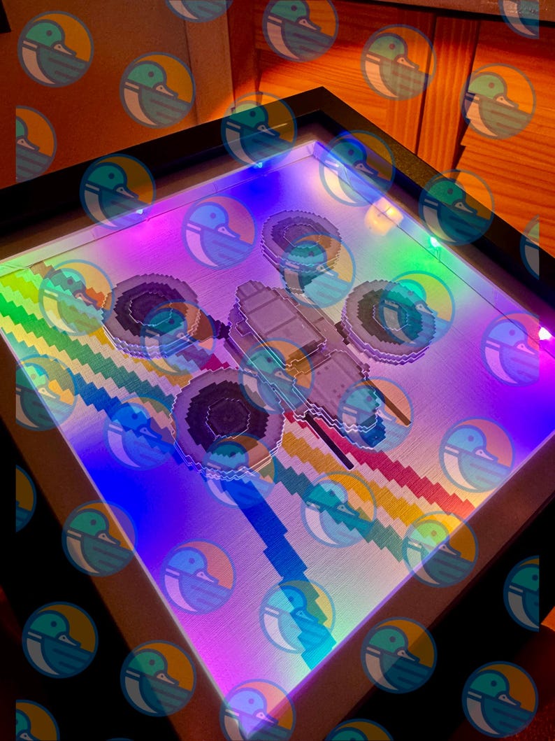 WASP - “arc Raiders” Drone 3D Paper Shadow Box Pixel Art - Etsy Australia