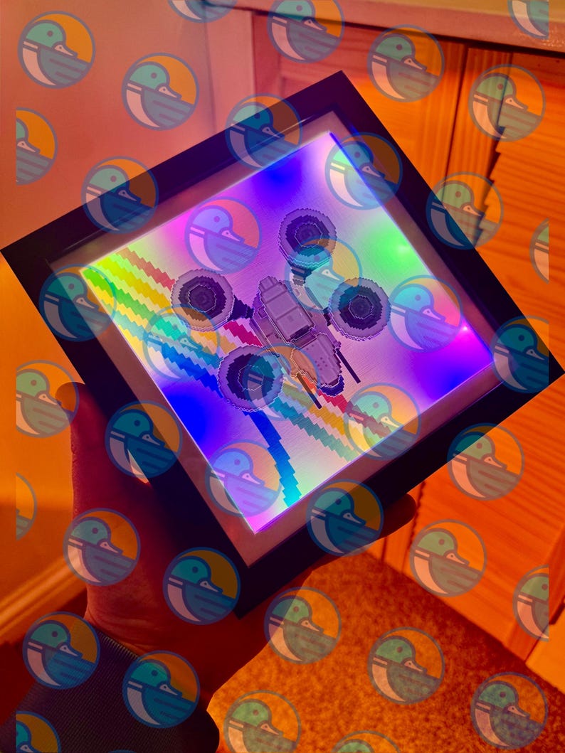 WASP - “arc Raiders” Drone 3D Paper Shadow Box Pixel Art - Etsy Australia