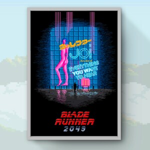 BLADE RUNNER 2049 POSTER - A5 (half Letter)/a4 (letter) Art Print Pixel ...