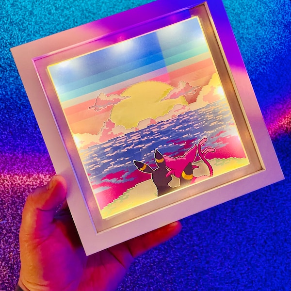 3d Art Couple Shadow Box - Etsy