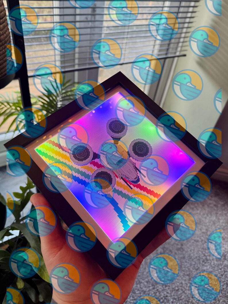 WASP - “arc Raiders” Drone 3D Paper Shadow Box Pixel Art - Etsy