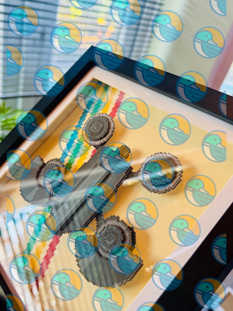 HORNET - “arc Raiders” Drone 3D Paper Shadow Box Pixel Art - Etsy