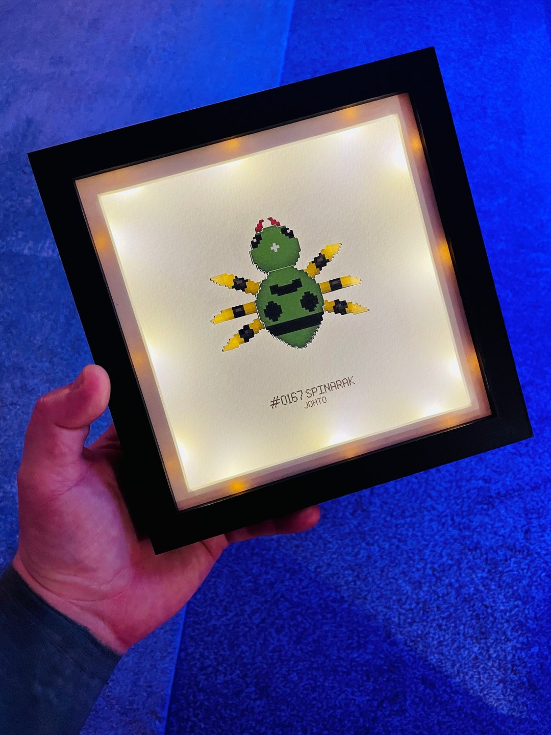 SPINARAK ENTOMOLOGY FRAME Spider Arachnid Pokemon 3D Bug Paper Art ...