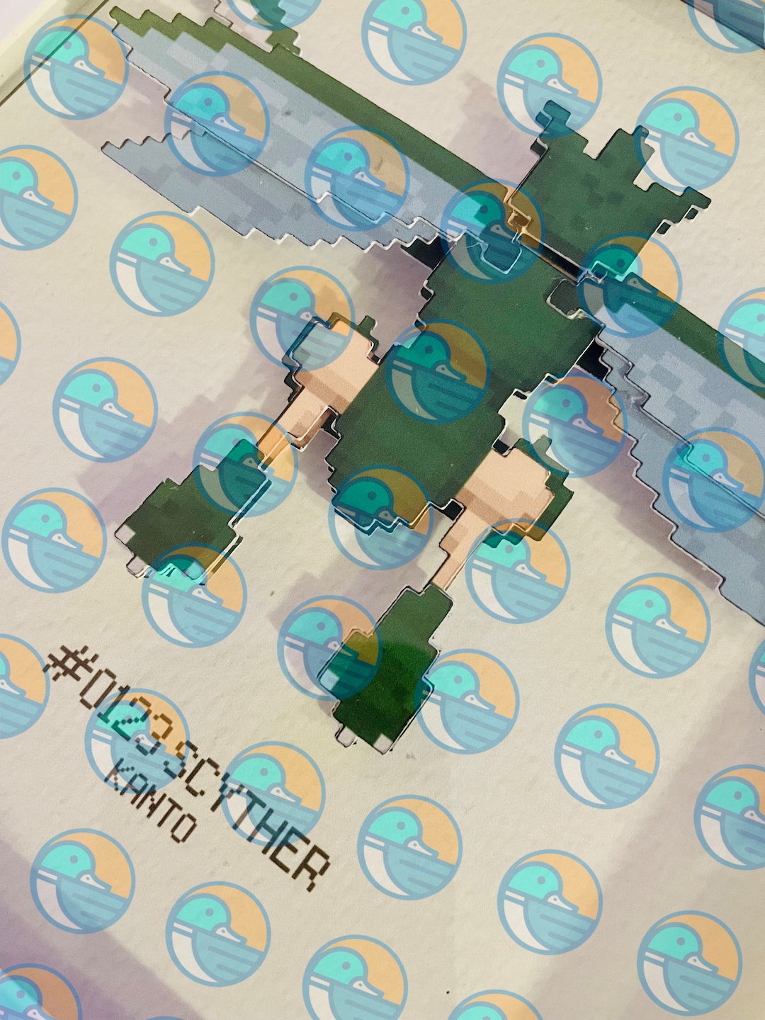 SCYTHER ENTOMOLOGY FRAME Mantis Insect Pokemon 3D Bug Paper Art Shadow ...