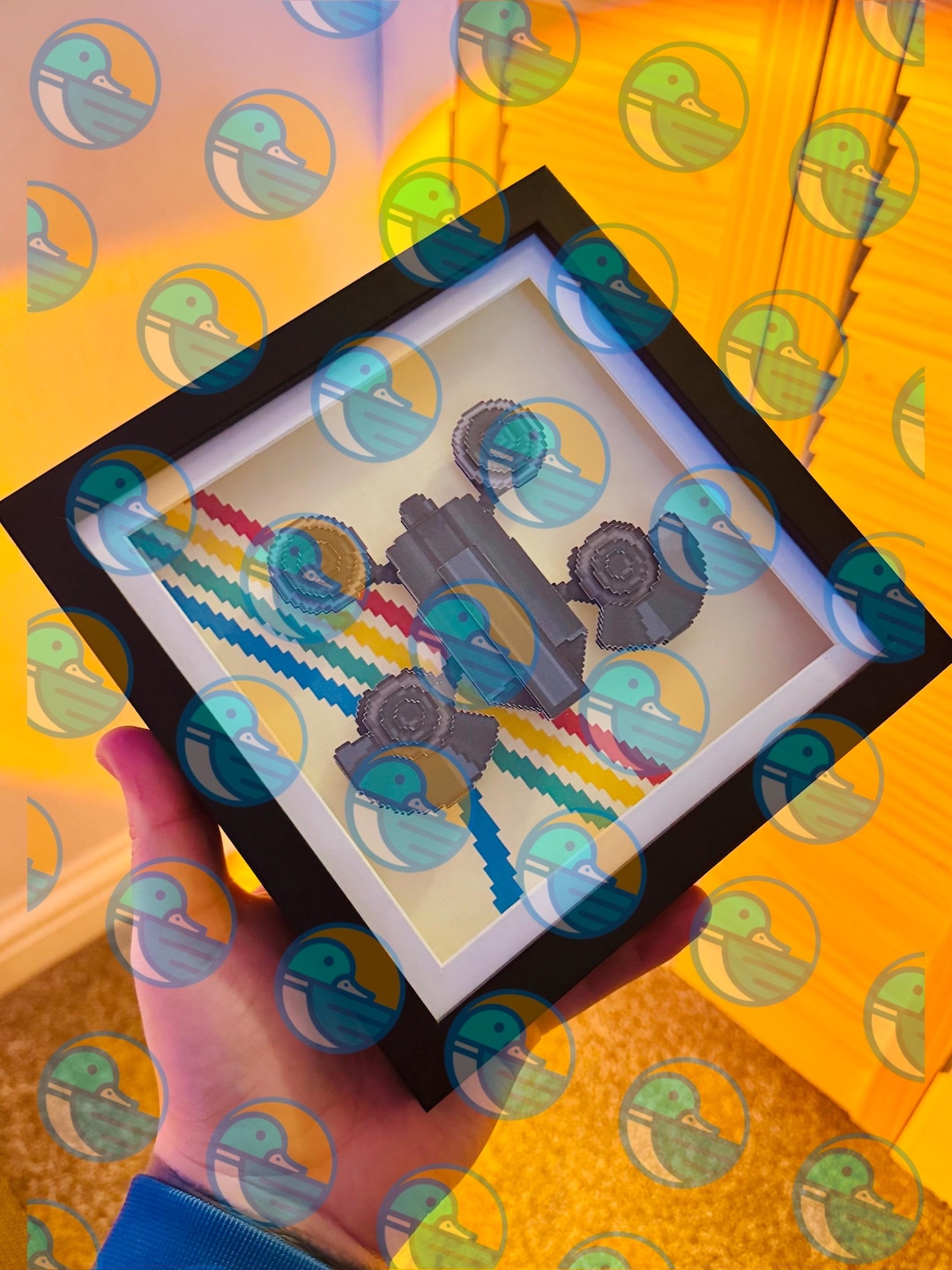 HORNET - “arc Raiders” Drone 3D Paper Shadow Box Pixel Art - Etsy