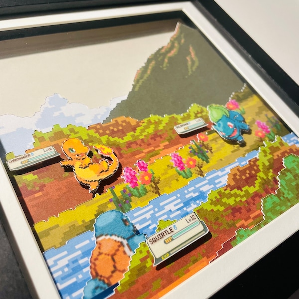 Bulbasaur Shadow Box - Etsy