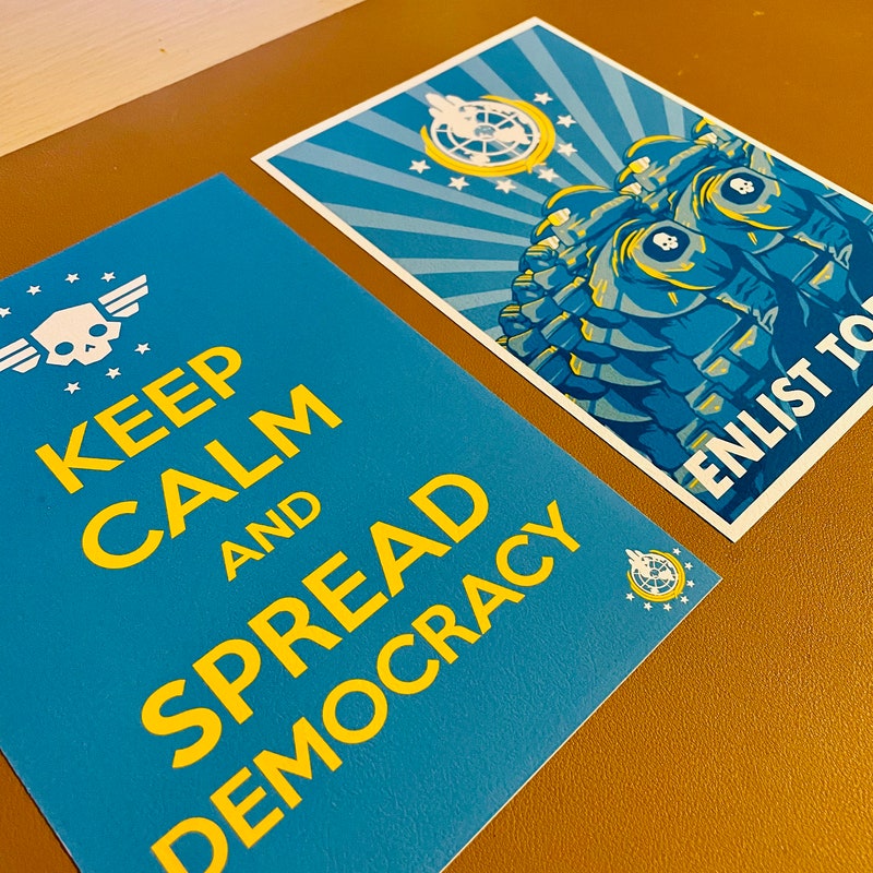Helldivers 2 Propaganda Poster - Etsy