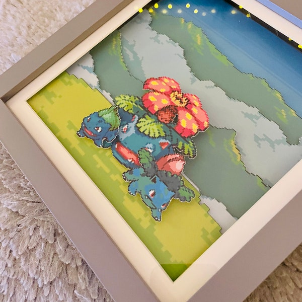 Bulbasaur Shadow Box - Etsy