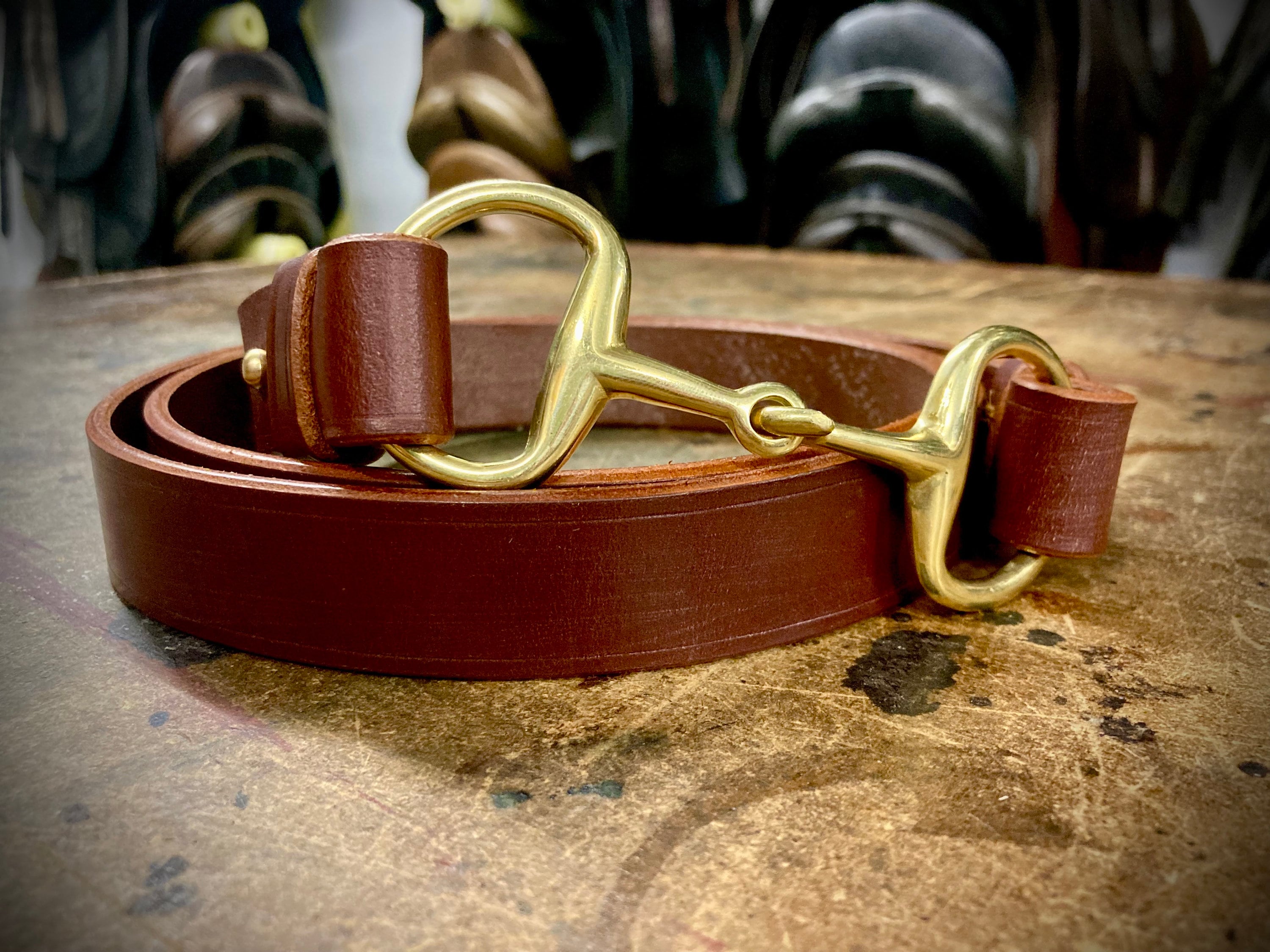 Horse Bit Belt Leather Belt Horse Bit Belt Buckle Equestrian Gift Horse ...