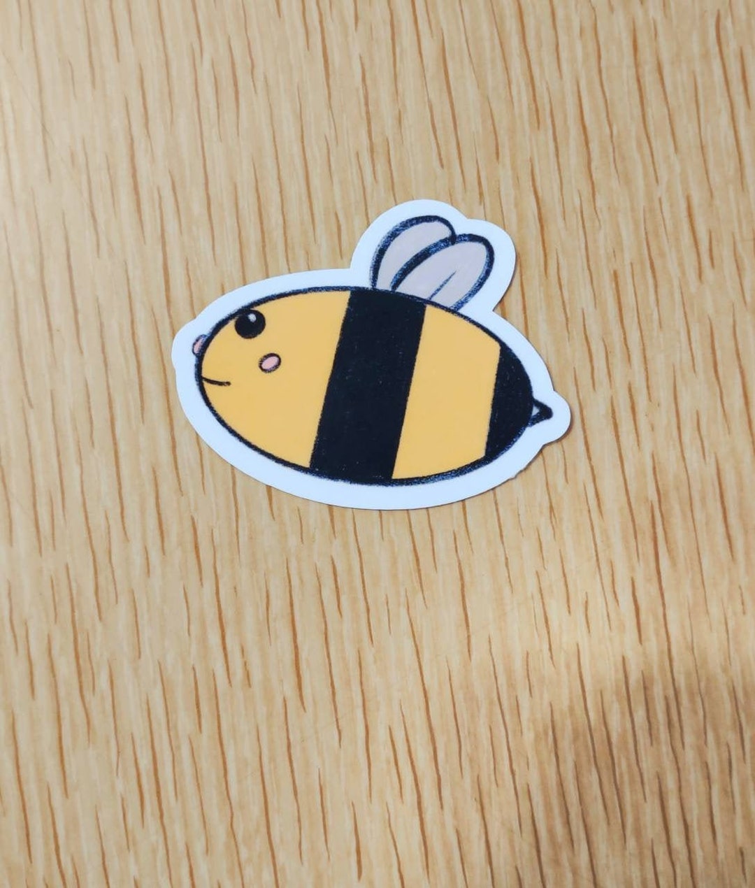 Squishy Friends Bee Waterproof Sticker | Bee Decal - Etsy