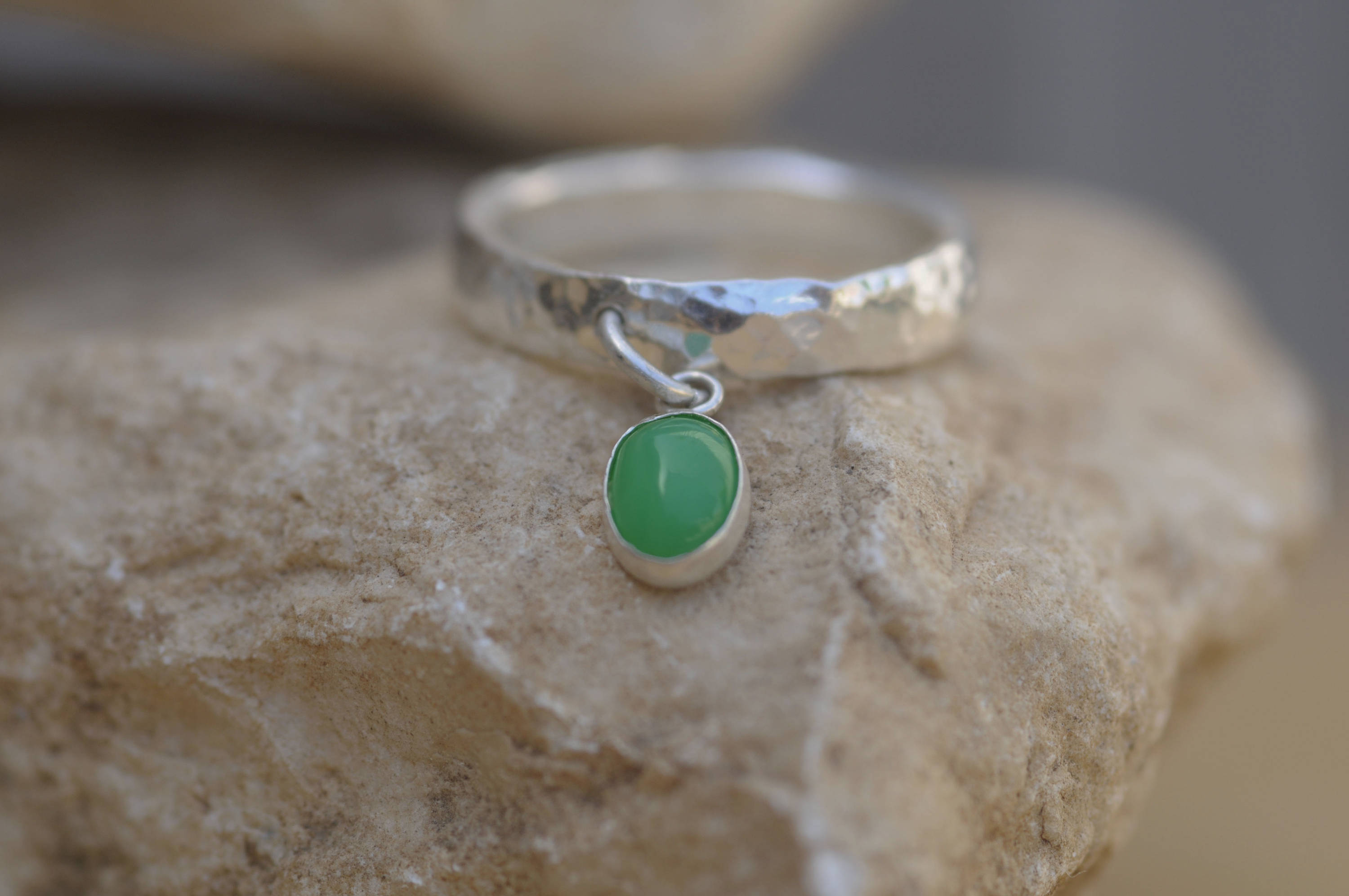 Silver Ring for Women Ring With Charm Unique Gemstone Ring | Etsy