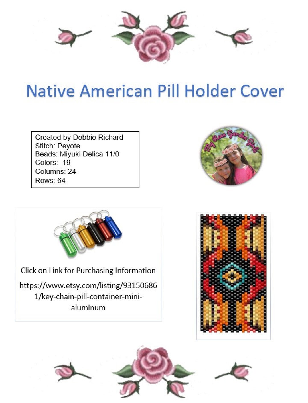 Native American Pill Holder Pattern - Etsy