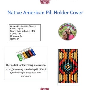 Native American Pill Holder Pattern - Etsy