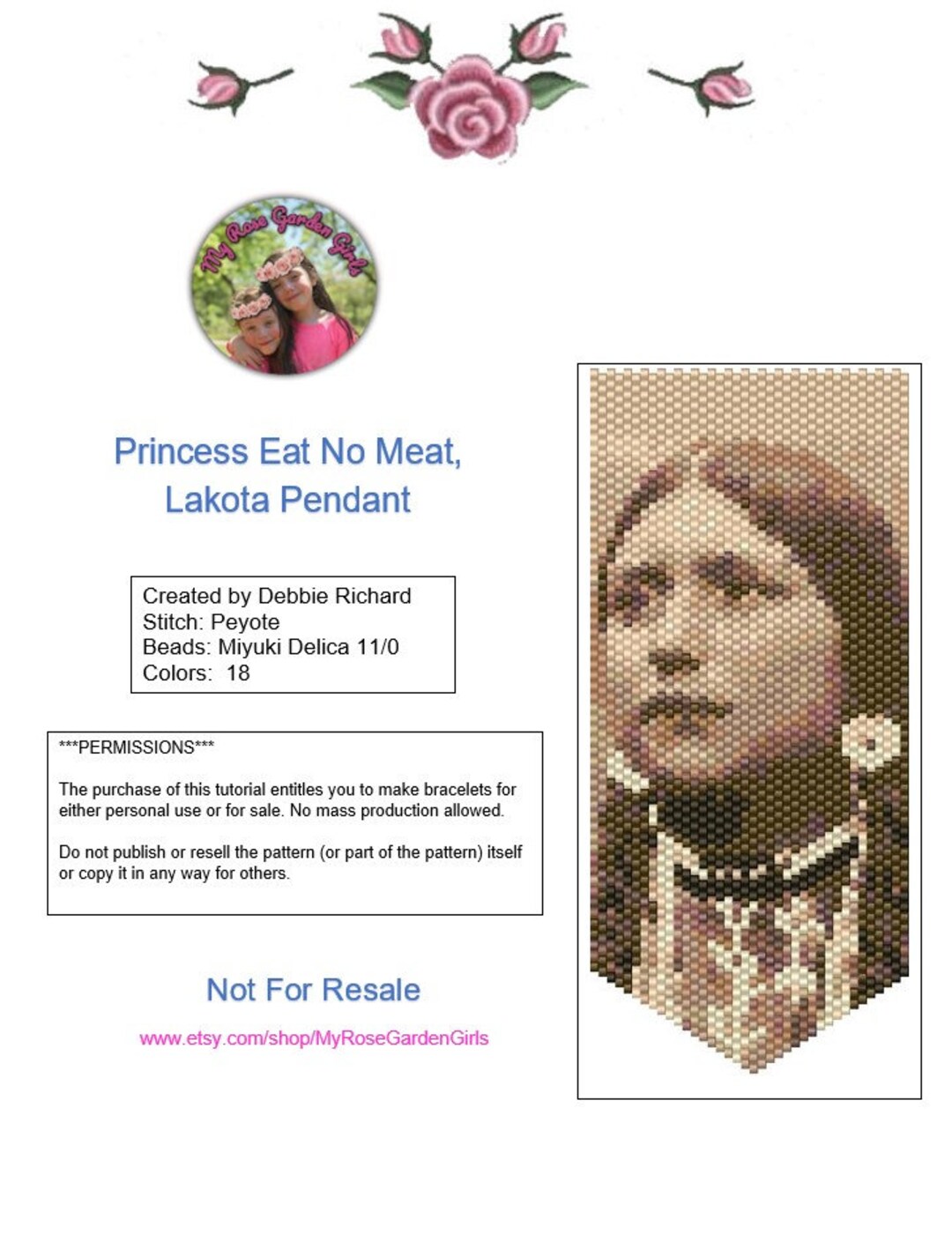 Princess Eat No Meat Lakota Pendant - Etsy