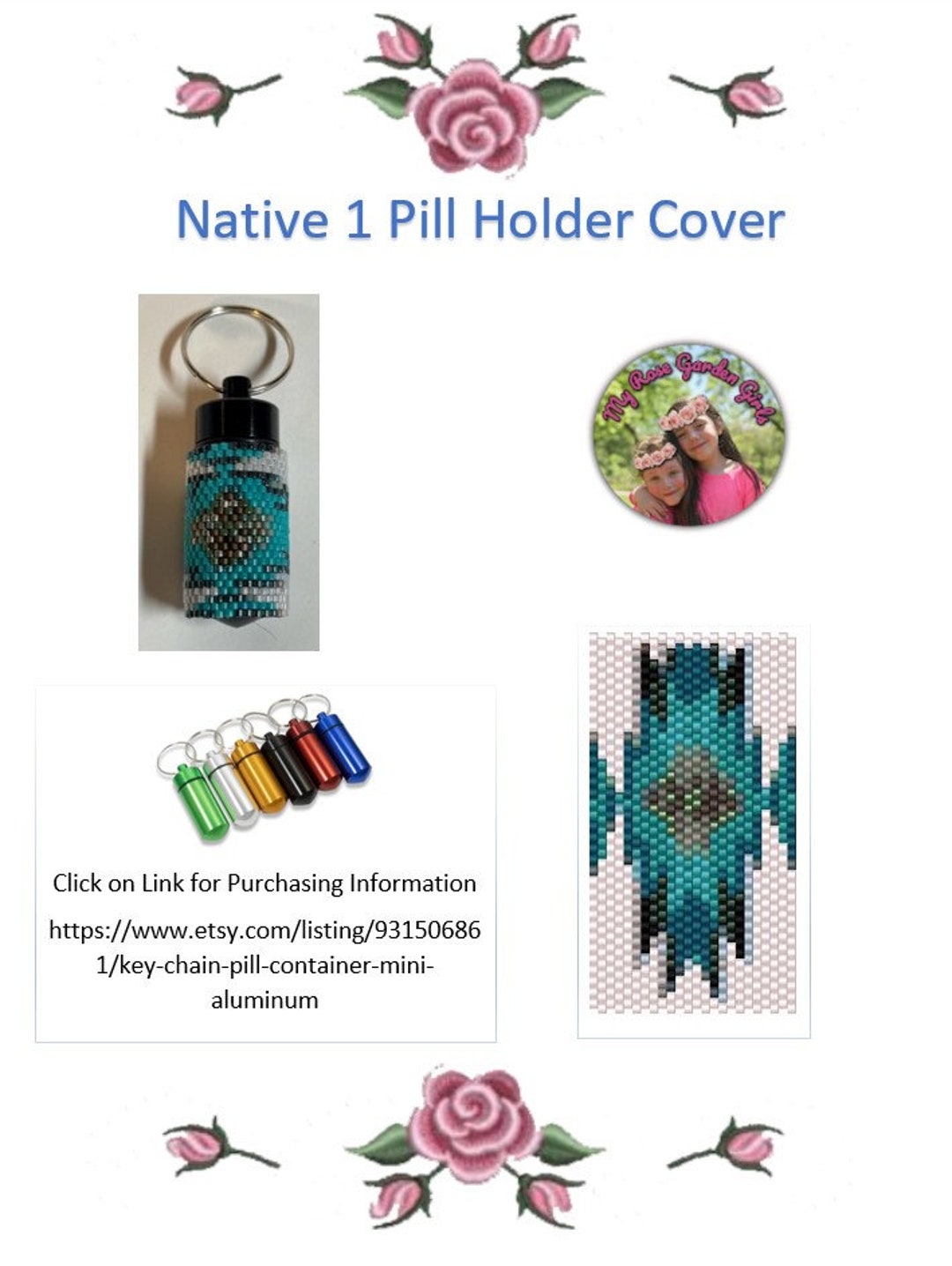 Native 1 Pill Holder Pattern - Etsy