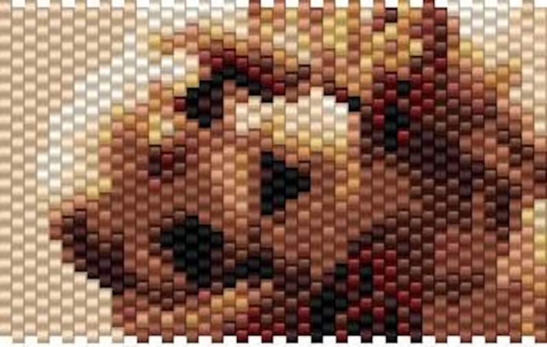 Cocker Spaniel Peyote Pen Cover Pattern - Etsy