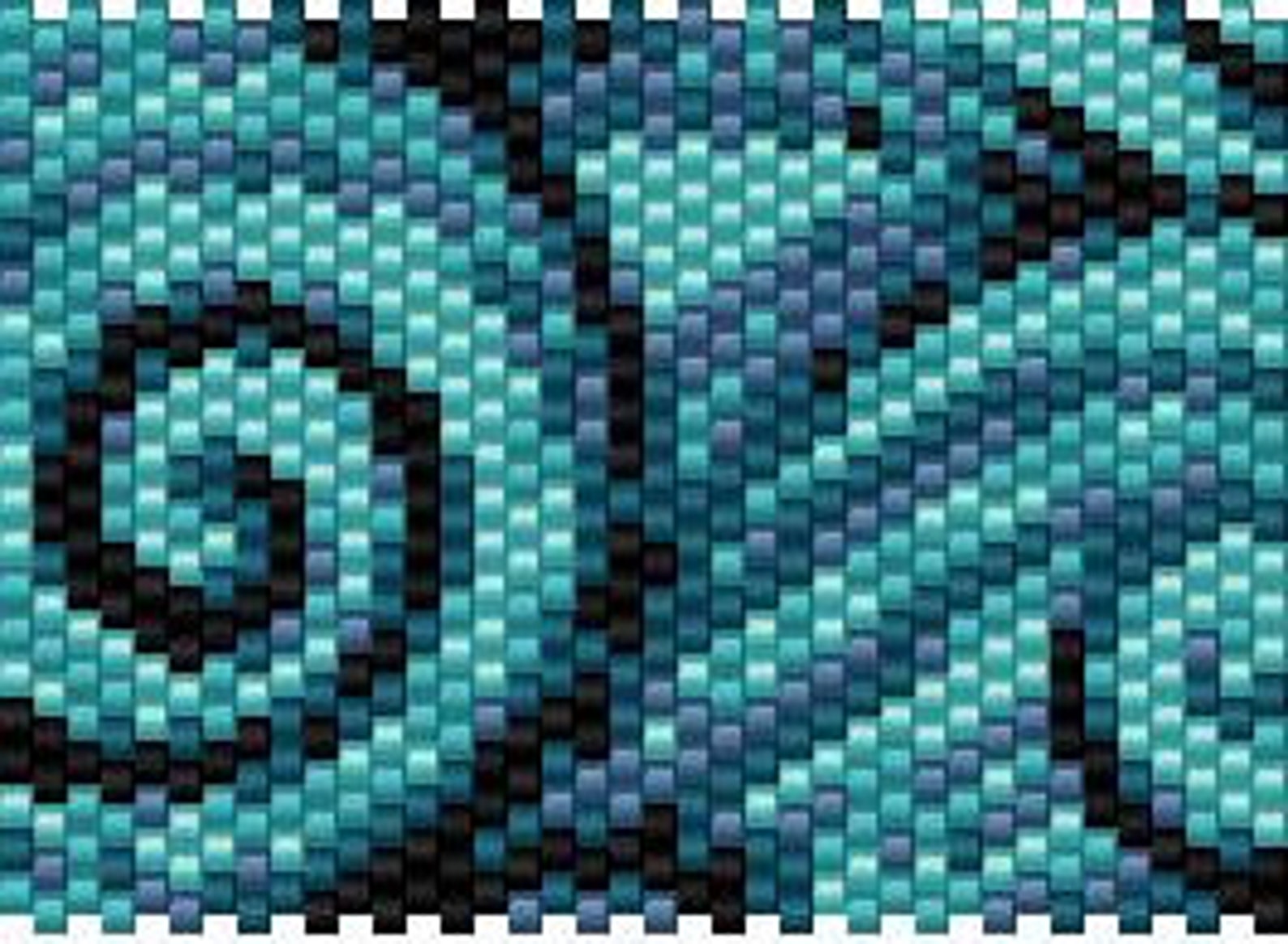 Waves Peyote Pen Cover Pattern - Etsy