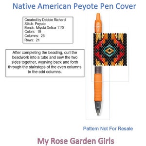 Native American Pen Cover Pattern - Etsy
