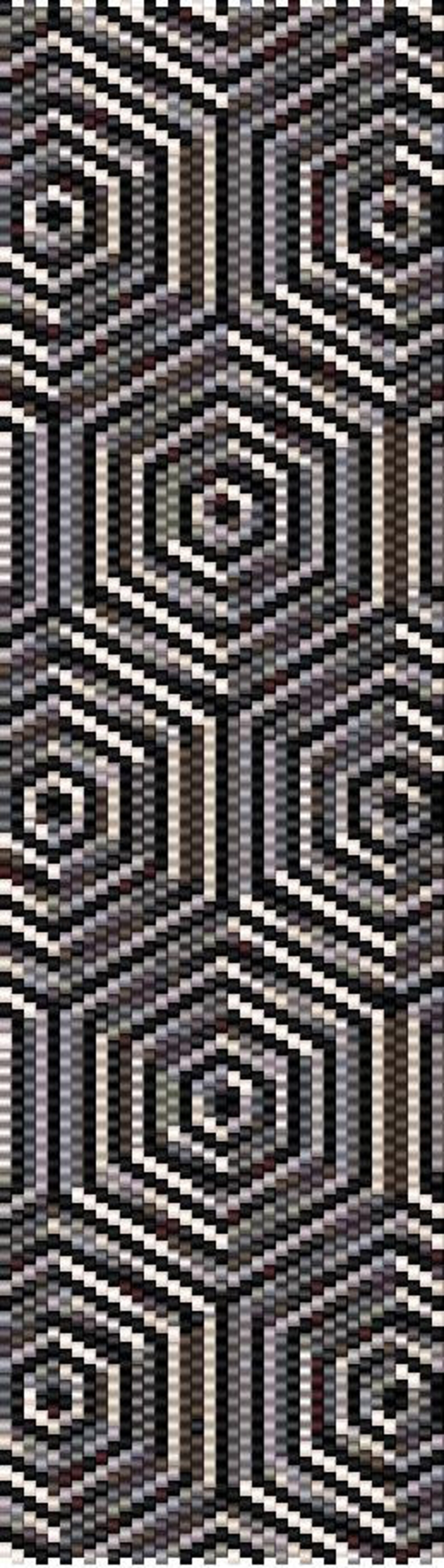 Geo 13 Peyote Bracelet Pattern Odd Count - Etsy