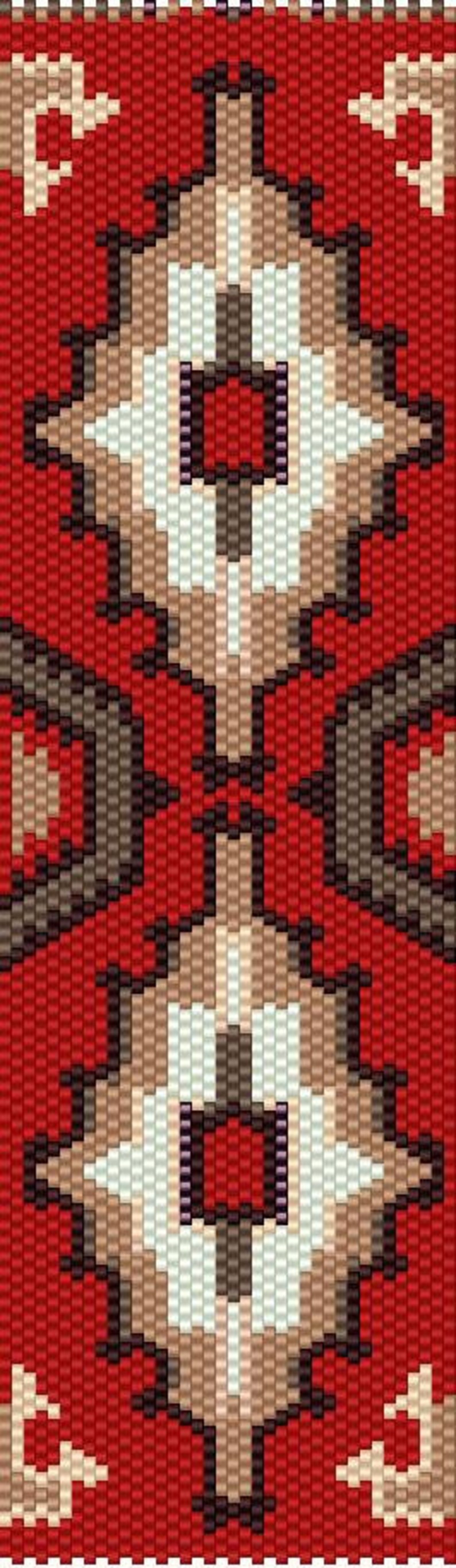Native 7 Peyote Bracelet Pattern Even Count - Etsy