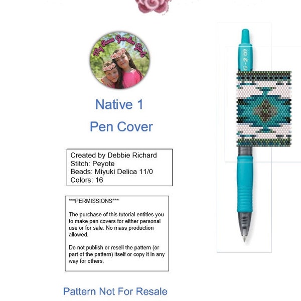 Beaded Pen Covers - Etsy