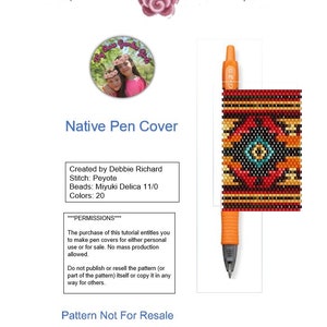 Native American Pen Cover Pattern - Etsy
