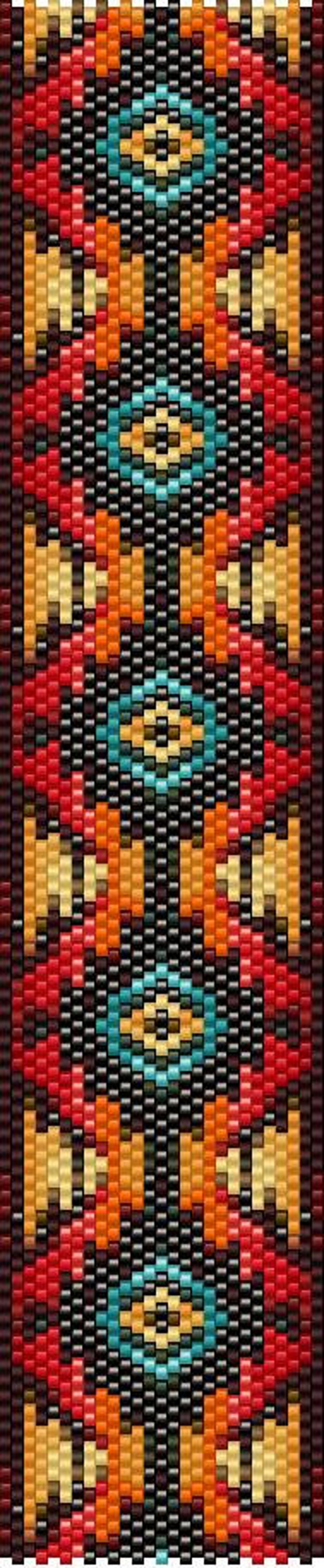 Native American Peyote Bracelet Pattern Odd Count - Etsy