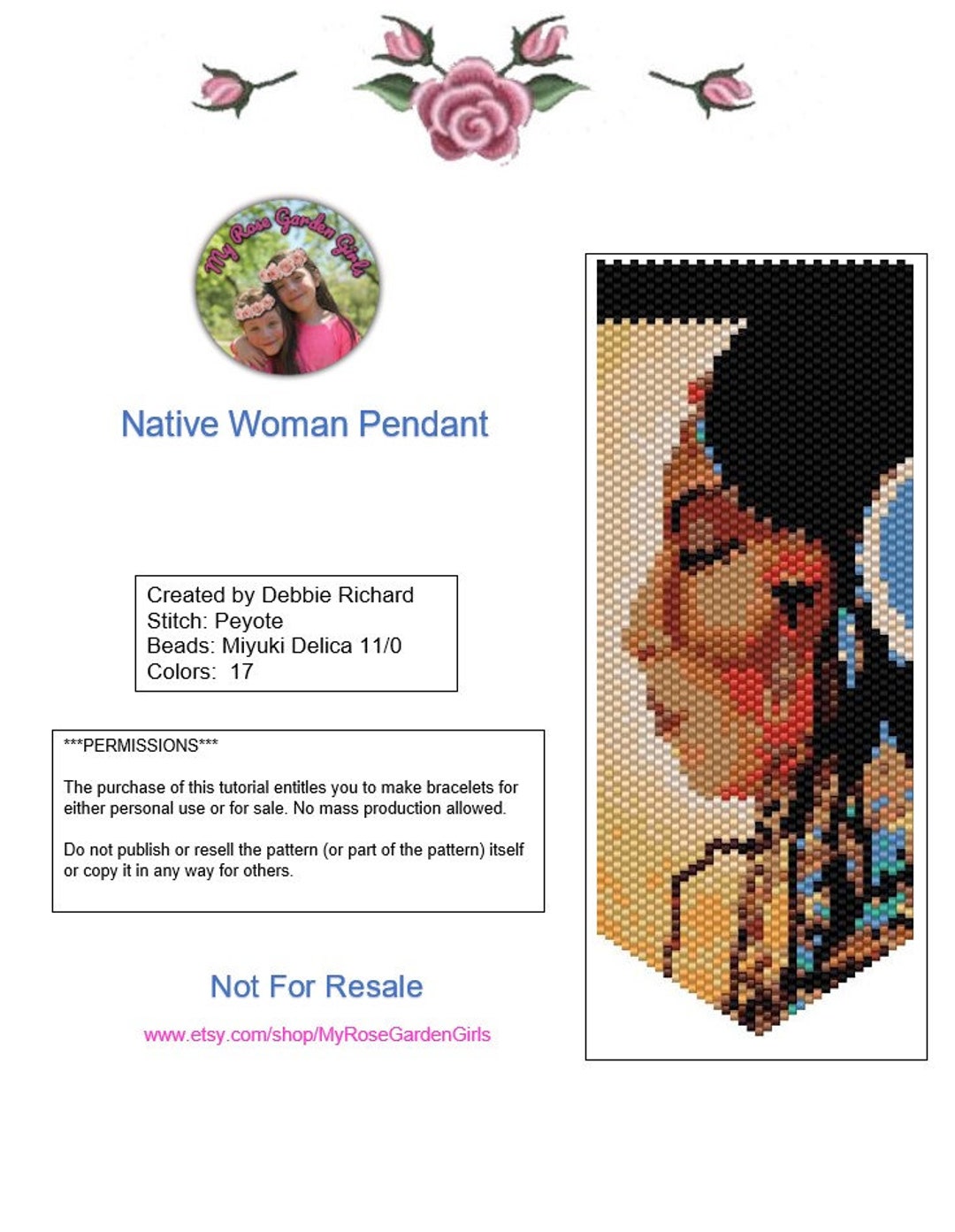Native Woman Pendant - Etsy