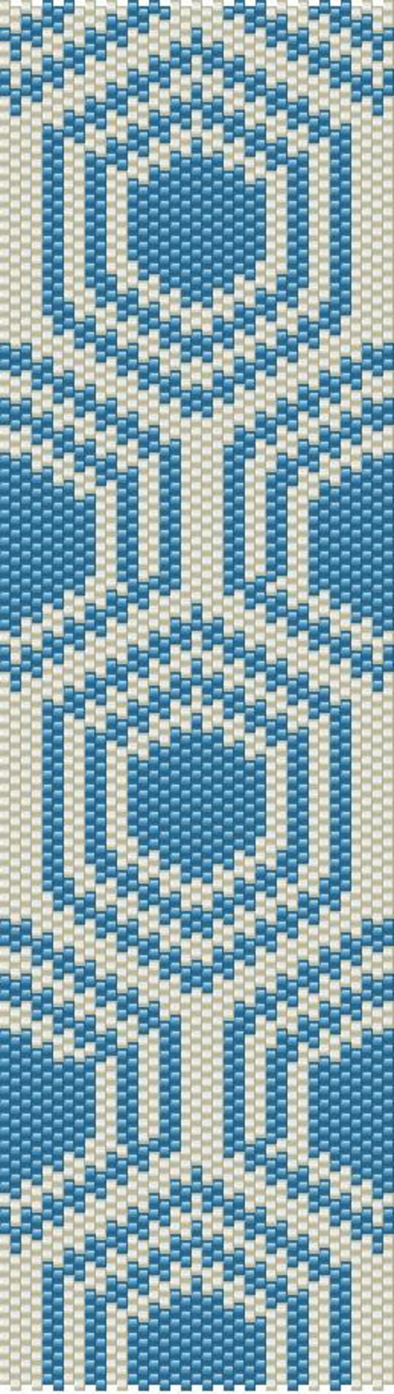 Geo 7 Peyote Bracelet Pattern Odd Count - Etsy