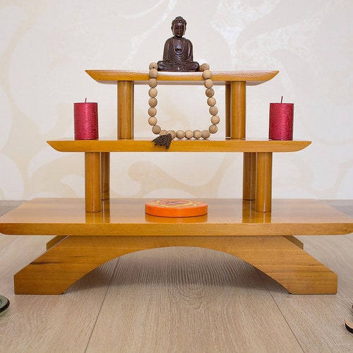 Puja Table. Meditation Shrine. Prayer Table. Meditation Altar. - Etsy